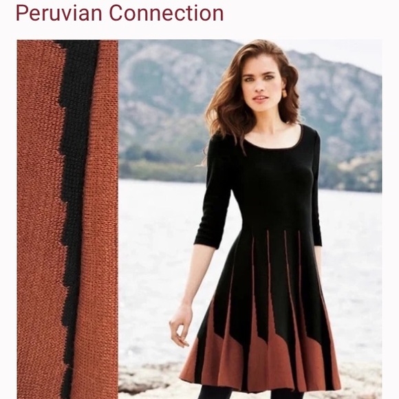 Peruvian Connection | Dresses | Nwt Peruvian Connection Parc Royal Pima ...